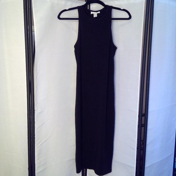 Dresses | 3 For 12 Nwot Black Racer Back Midi Dress | Poshmark